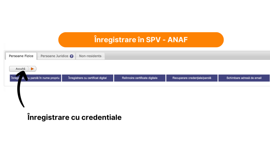 Înregistrarea PFA în SPV