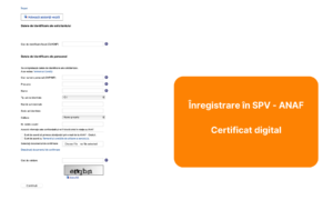 Înregistrarea PFA în SPV